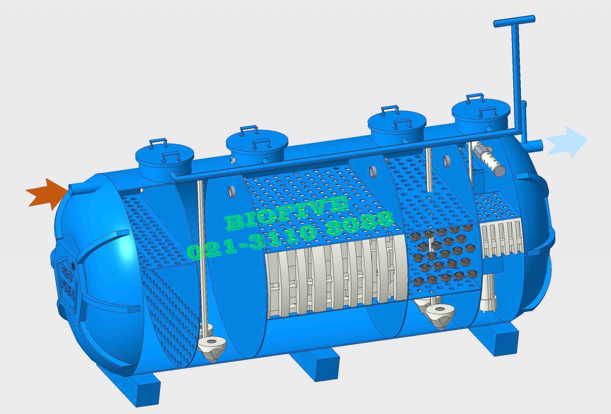 IPAL Anaerob aerob, Extended Aeration System, STP, WWTP, WTP